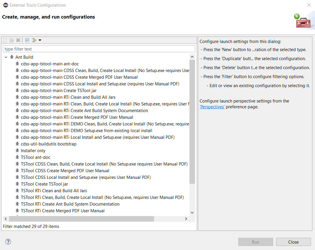Building Installer - CDSS / TSTool (Developer)