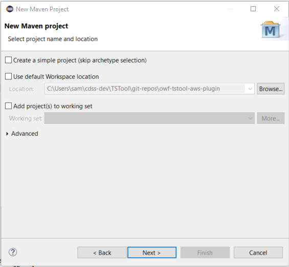 Plugin Project - CDSS / TSTool (Developer)